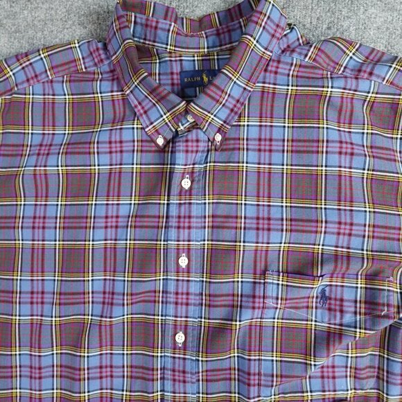 Polo Ralph Lauren | Shirts | Polo Ralph Lauren Mens Shirt 4xb Blue ...